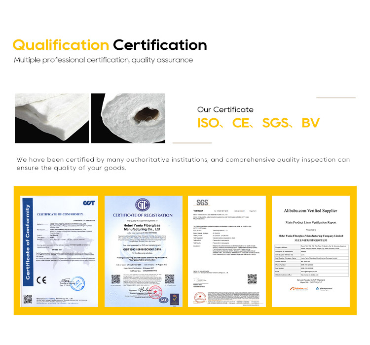 Yuniu Fiberglass Needle Mat High quality E-glass Fiberglass Needled Mat ...