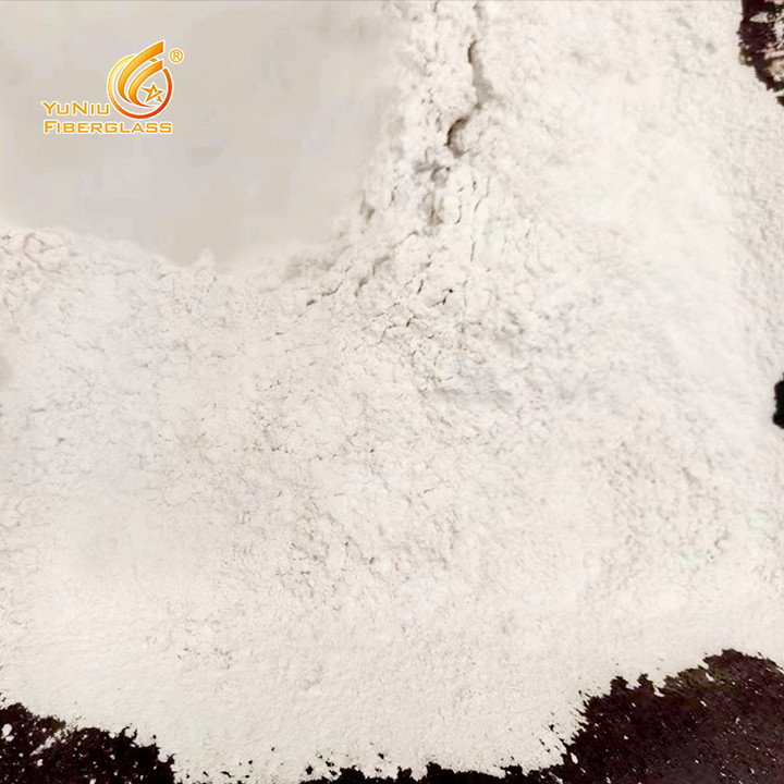Good Fiber Dispersion 13um E-glass Fiberglass Powder Increase Roof ...