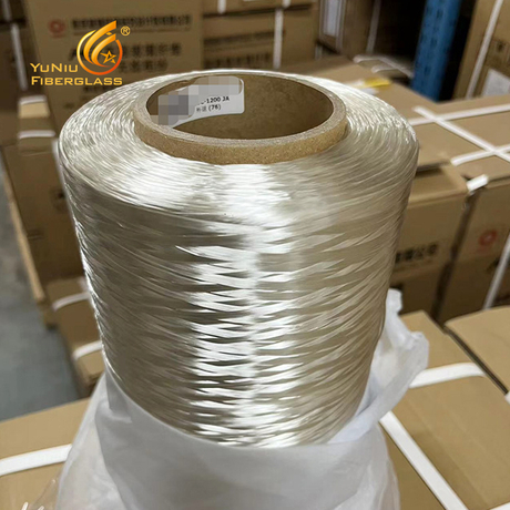 Low Fluff 2400Tex Outer Winding Fiberglass Direct Roving For Pressure ...