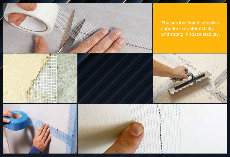 Excellent performance 60g 5*5 Plaster Mesh Tape Joint Paper Tape from ...